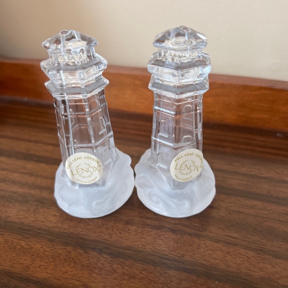 Lenox | Dining | Nwt Lenox Lighthouse Nautical Salt Pepper Shakers Pure ...